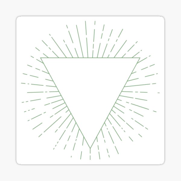 "Inverse triangle" Sticker by Nana191214 | Redbubble