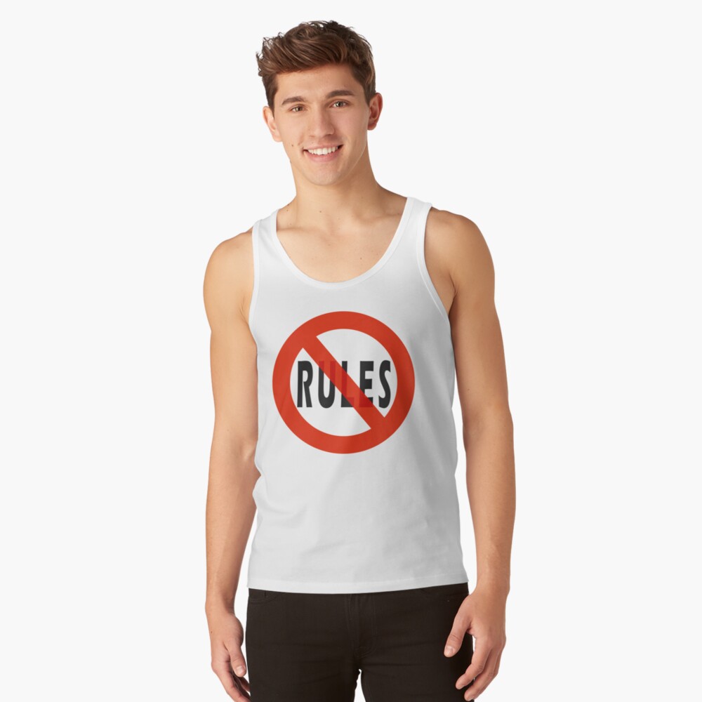 "No RULES!" Sticker for Sale by 321Outright | Redbubble