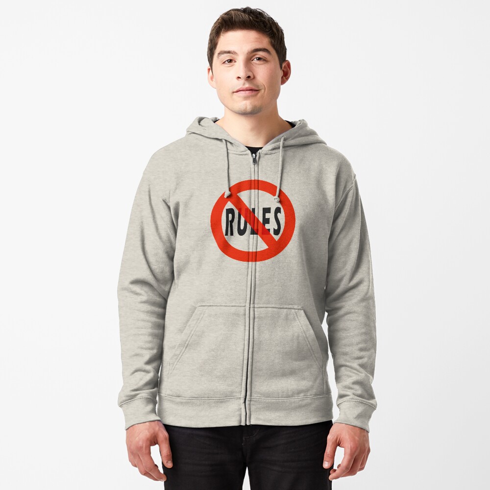 "No RULES!" Sticker for Sale by 321Outright | Redbubble