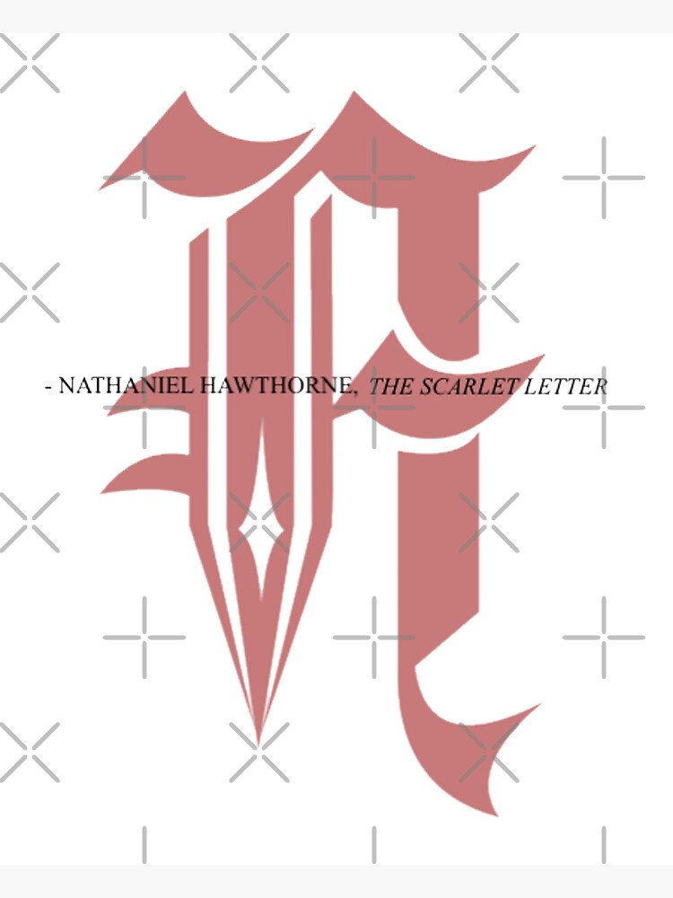 "The Scarlet Letter" Poster for Sale by radiantdark | Redbubble