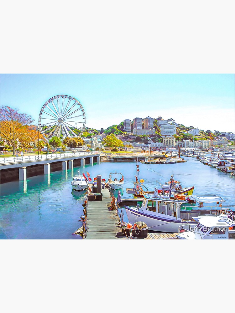 "Torquay Yacht Club Marina Harbour with the Torbay eye left of the ...