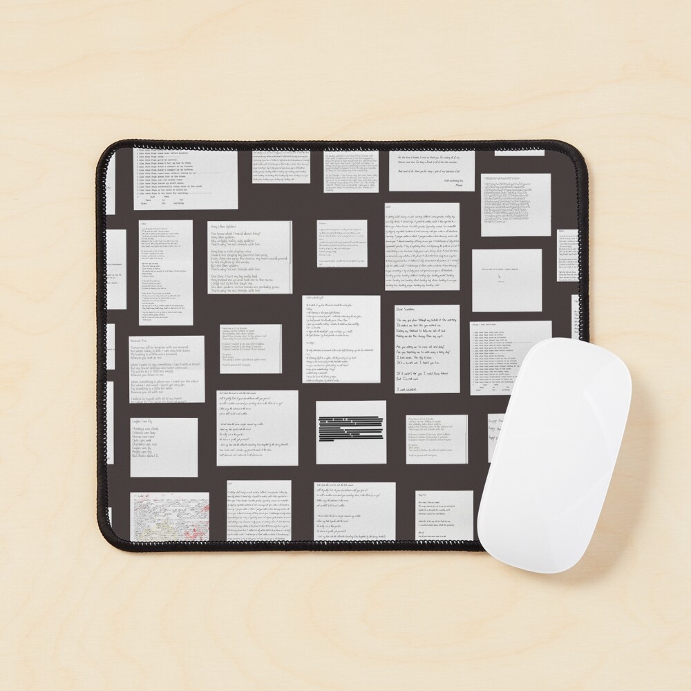 "[SELECT LARGE] All DDLC poems!" Sticker for Sale by B00RISH | Redbubble