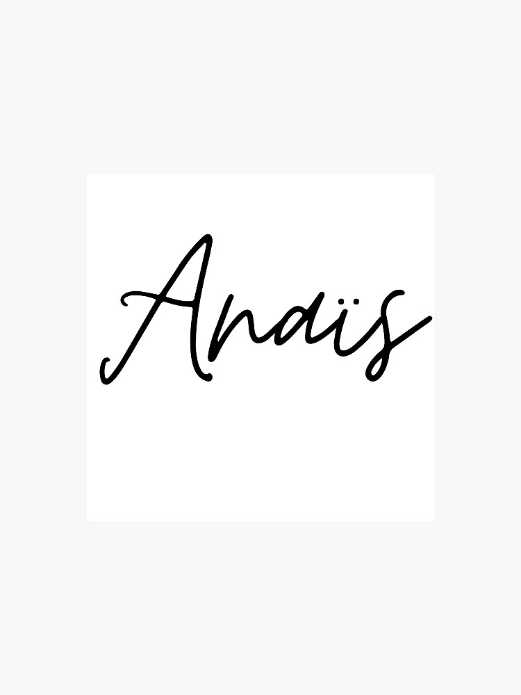 "Anais" Sticker by Nana191214 | Redbubble