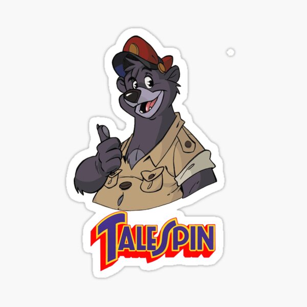 Pegatina «Dibujos animados de TaleSpin» de MimosaStore | Redbubble