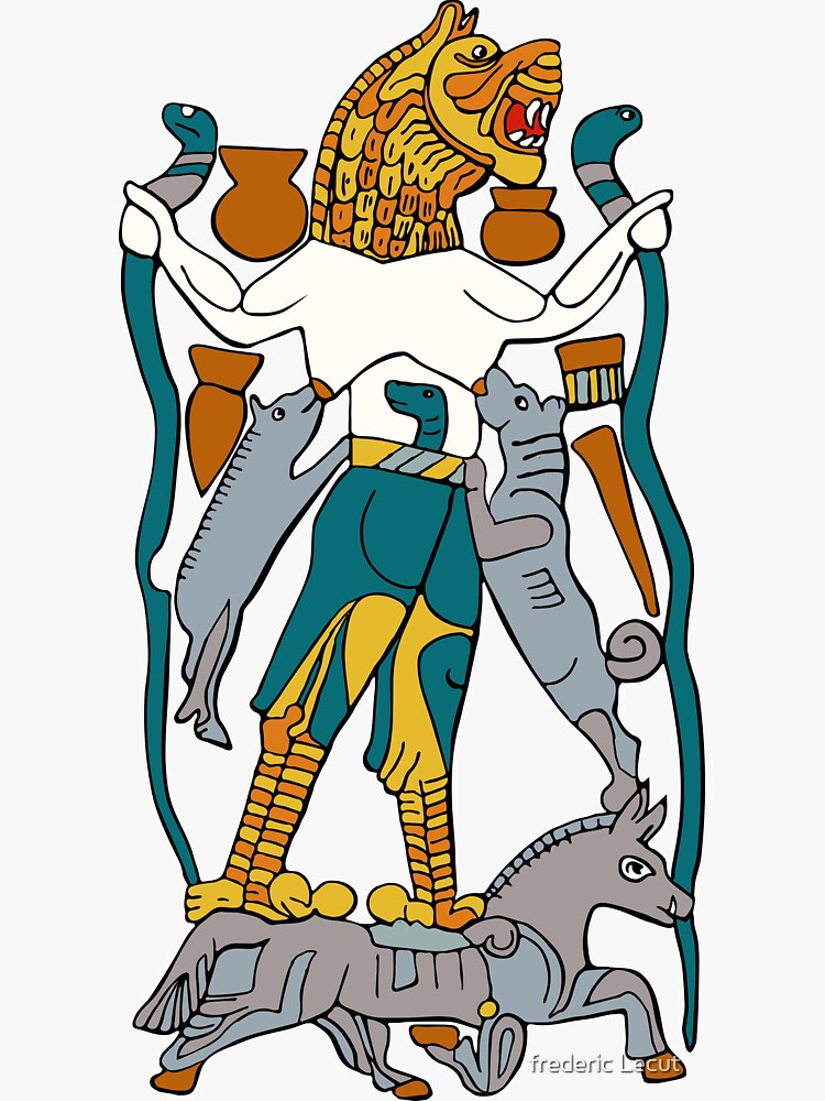 "Lamashtu" Sticker by fredlecut | Redbubble