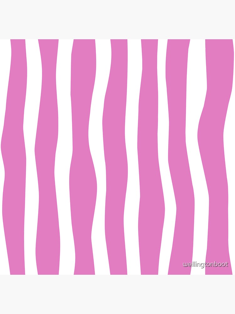 "Wavy Lines // Candy Pink" Sticker by wellingtonboot | Redbubble