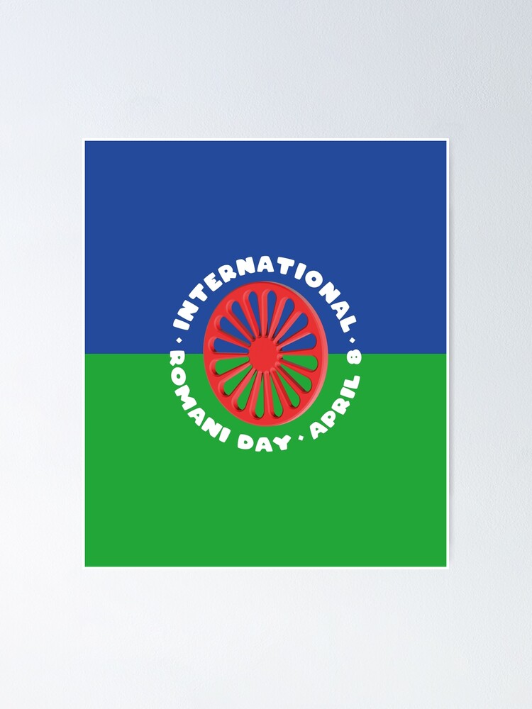 Póster «Ilustración 3d de la bandera del pueblo gitano» de Martapp ...