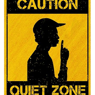 "Quiet zone" Sticker for Sale by Sundaymarket | Redbubble