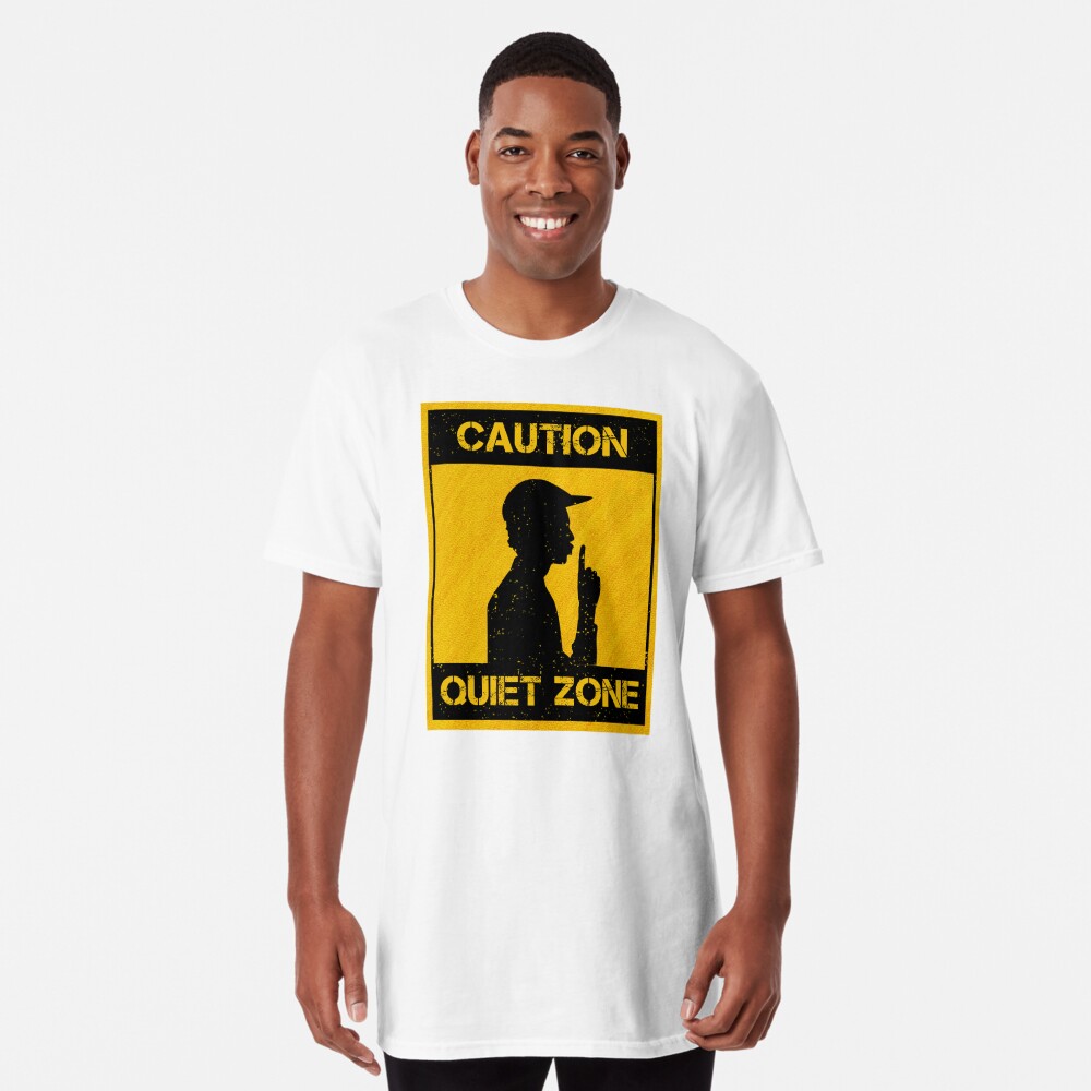 "Quiet zone" Sticker for Sale by CAUTION SHOP | Redbubble