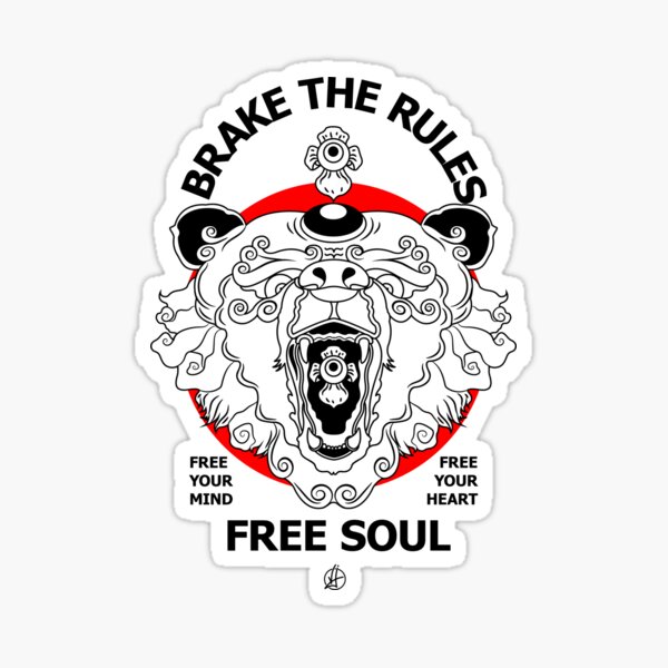 "brake the rules!" Sticker by viajose | Redbubble