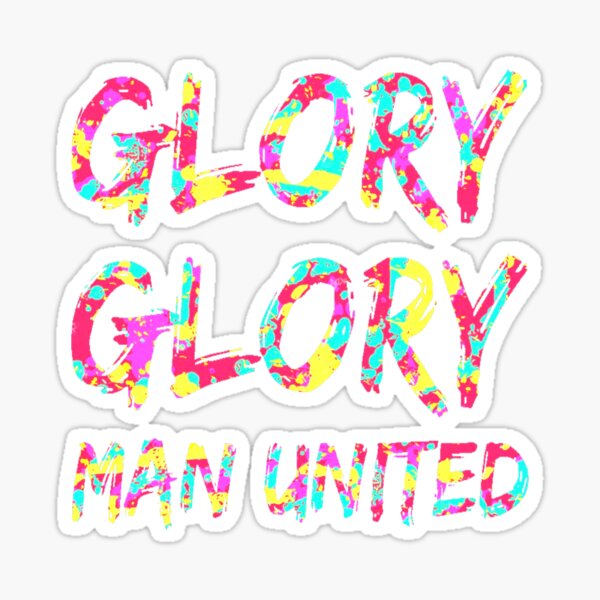 "Manchester united" Sticker by Kanogen | Redbubble