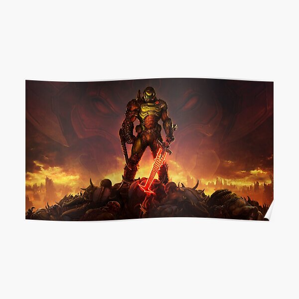 "Doom Eternal Gaming Poster " Poster for Sale by Fallout76ers | Redbubble