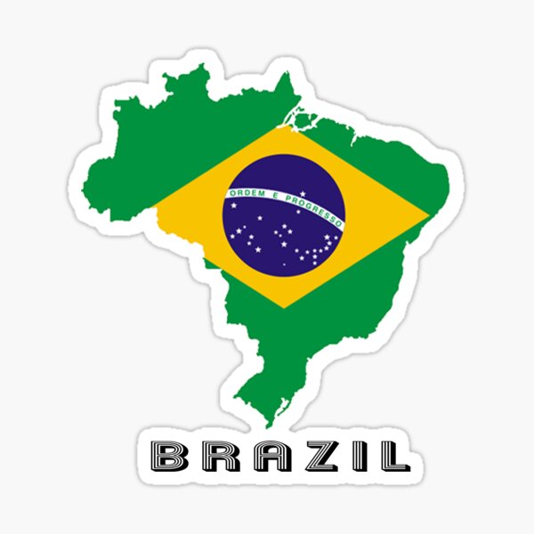 "Stickers BRAZIL" Sticker by hassan36b | Redbubble