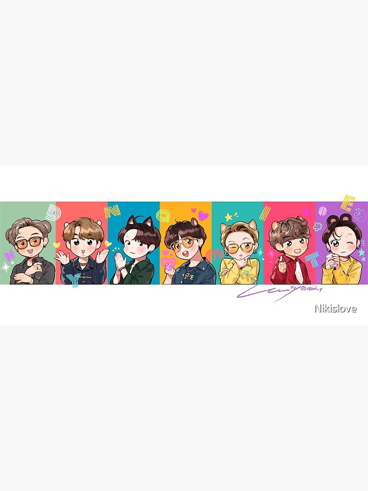 "BTS Fan Base Tiny Tan Collection" Poster for Sale by Nikislove | Redbubble