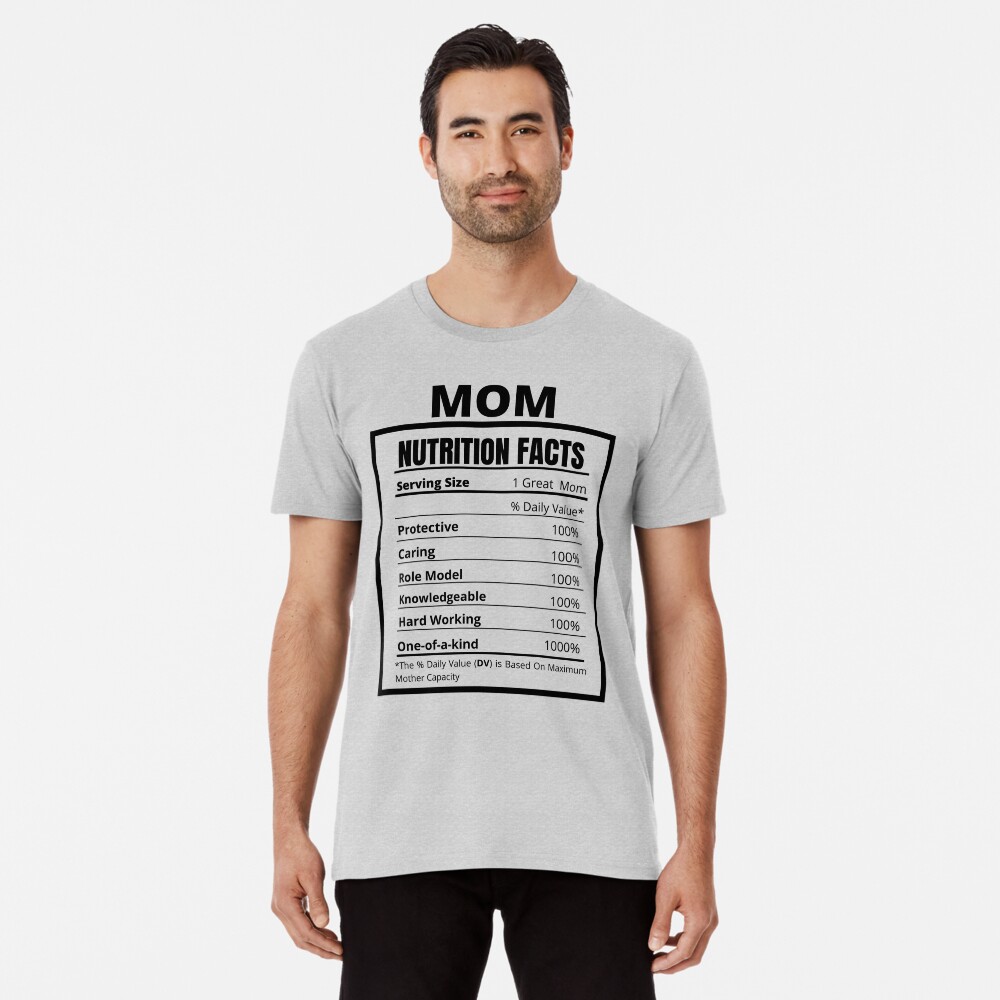 "Mom Nutrition Facts - Mother's Day Ideas " Poster for Sale by Aissa6900 | Redbubble