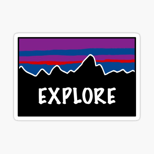 "Explore" Sticker by emmagonz | Redbubble