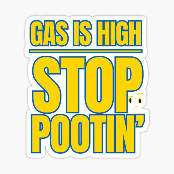 "STOP POOTIN' TEE - anti Putin, love ukraine" Sticker by home-team-gear ...