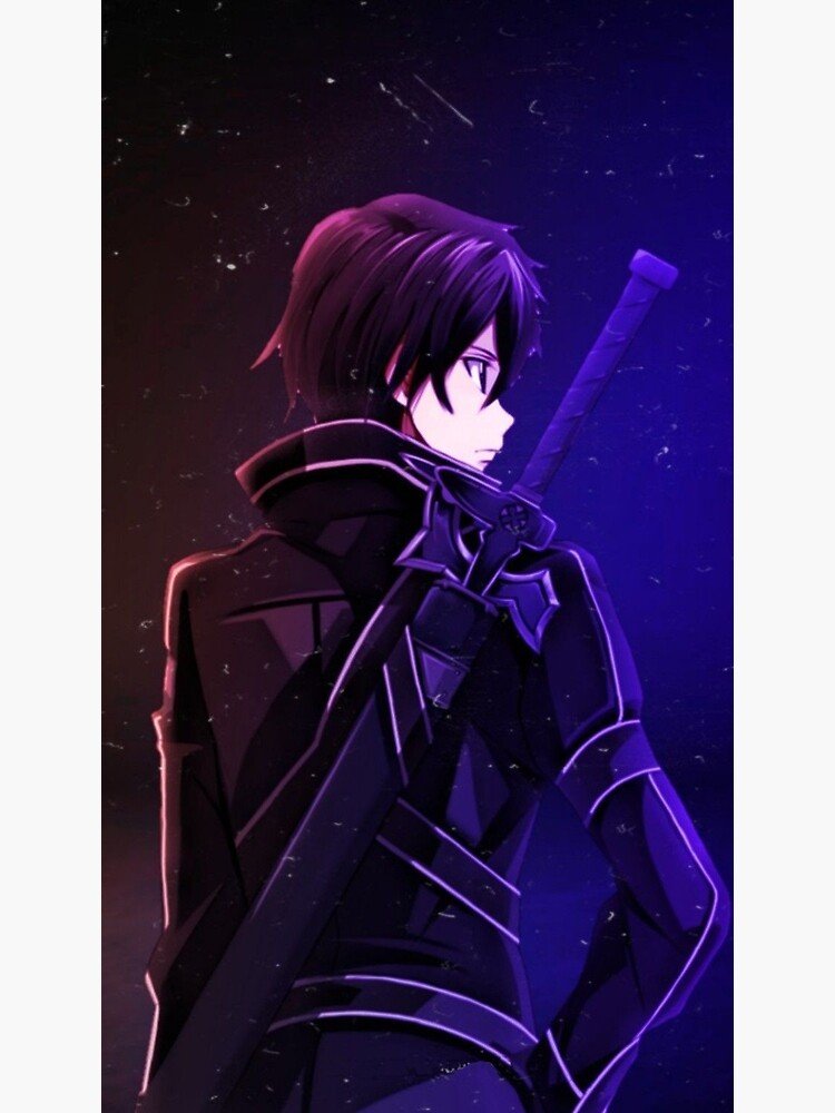 "Kirito Back Sword" Art Print for Sale by helenpoindexter | Redbubble