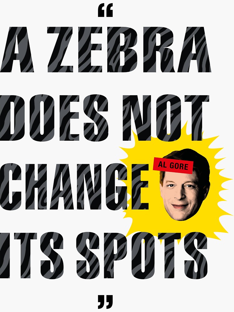 " Al Gore" Sticker for Sale by TIGERDAVER | Redbubble