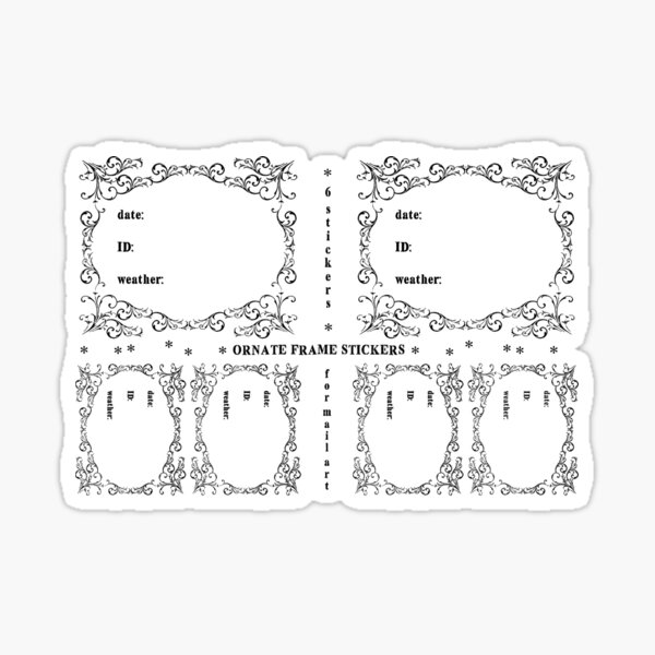 "Mail art snail mail sticker stationery postcrossing paper art ornate ...