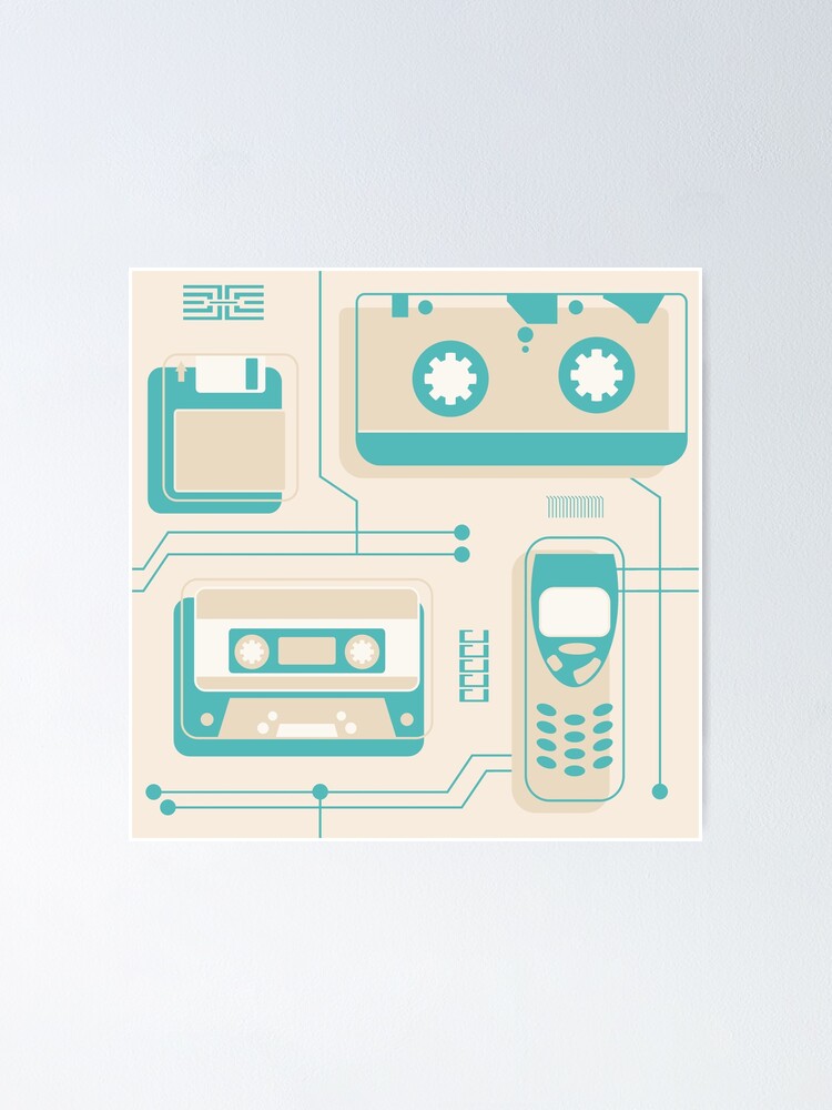 "The early 2000s - light color" Poster for Sale by gabriela8 | Redbubble