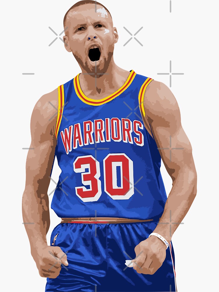 "Stephen Curry 30 Celebration" Sticker for Sale by IgorSantos | Redbubble