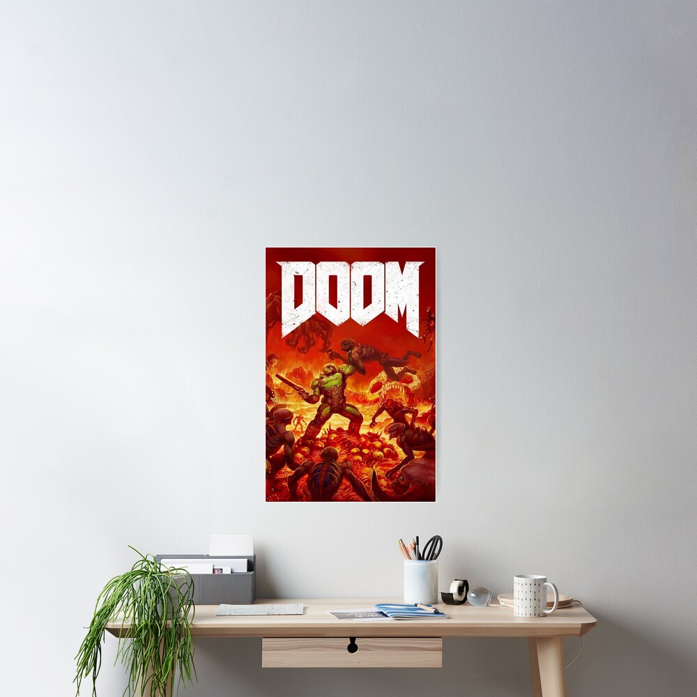 "Doom Poster" Poster for Sale by Fallout76ers | Redbubble