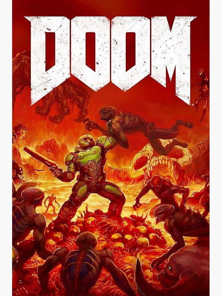 "Doom Poster" Poster for Sale by Fallout76ers | Redbubble