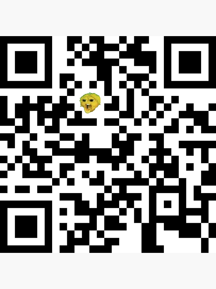 "don't pee on the floor fish QR code" Sticker by lukeflan | Redbubble