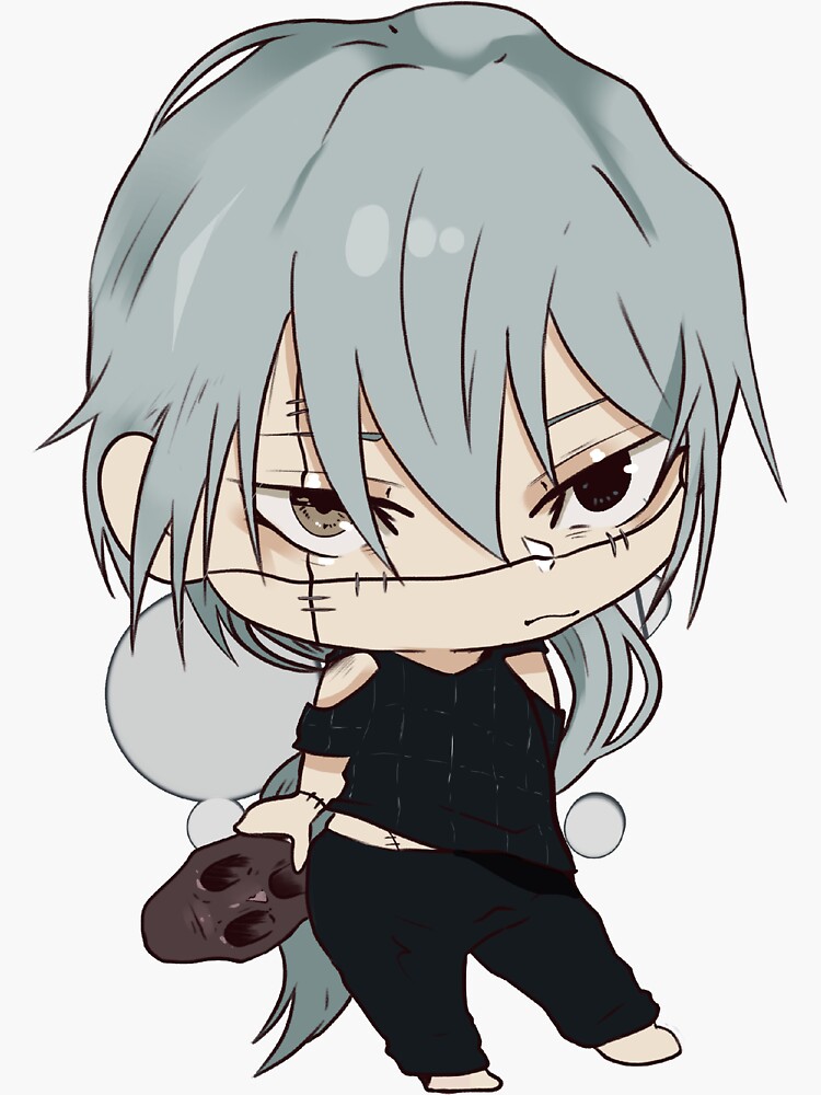 "Chibi mahito" Sticker by lonelyartz | Redbubble