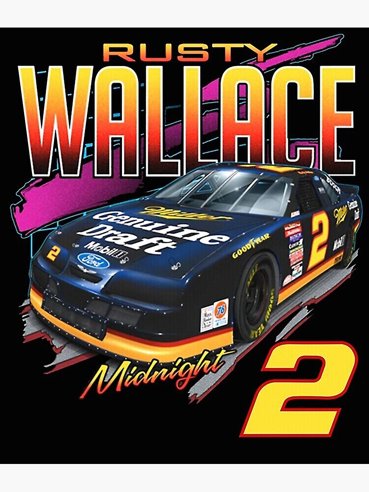 "Rusty Wallace Vintage Nascar Car" Poster for Sale by juliepizzo ...