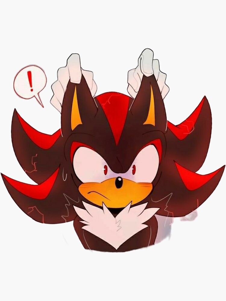"Shadow the hedgehog " Sticker by Shopclubdesign | Redbubble