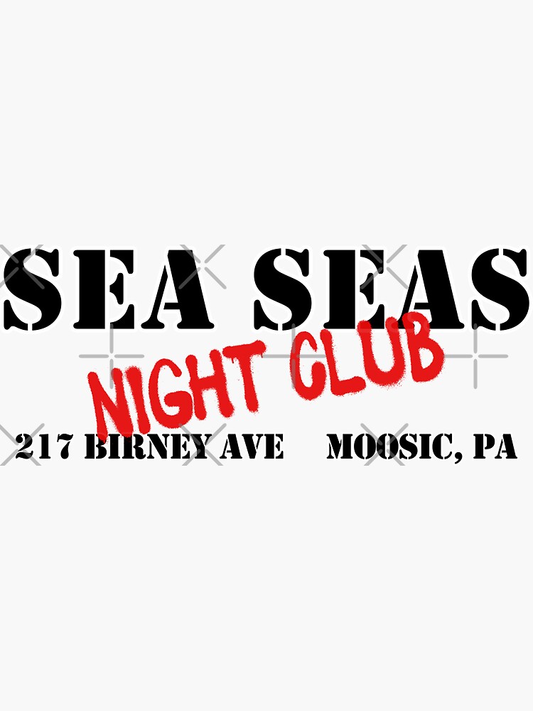 "Sea Sea's, Moosic, PA" Sticker by TeeArcade84 | Redbubble
