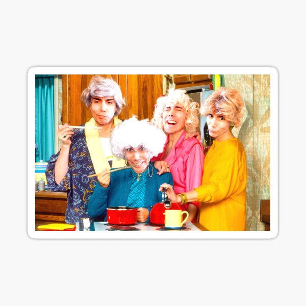 "Golden Tickles Eat" Sticker by ItsTickles | Redbubble