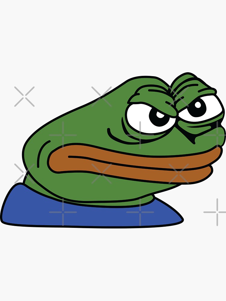 "Madge Emote High Quality" Sticker for Sale by SimplyNewDesign | Redbubble