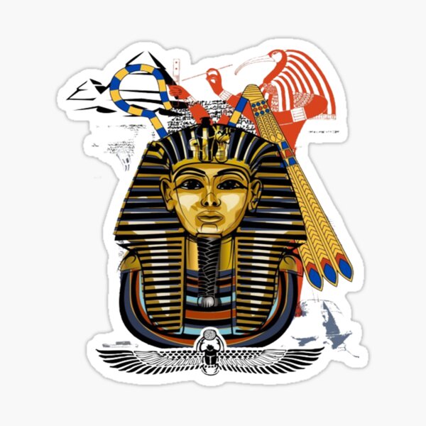 "King Tutankhamun" Sticker by Teixeira224 | Redbubble