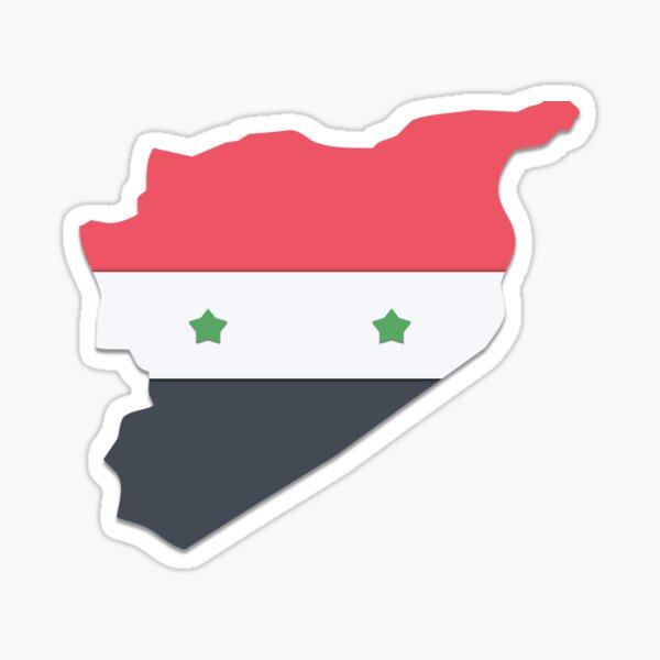 Syria Map Stickers | Redbubble