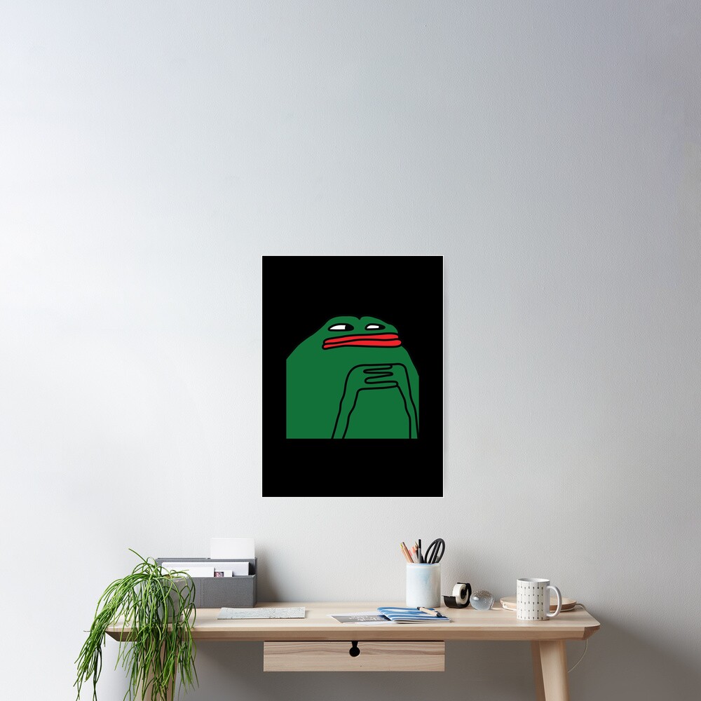 "Hmm Emote High Quality" Poster for Sale by SimplyNewDesign | Redbubble