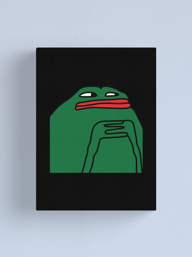 "Hmm Emote High Quality" Canvas Print for Sale by SimplyNewDesign ...