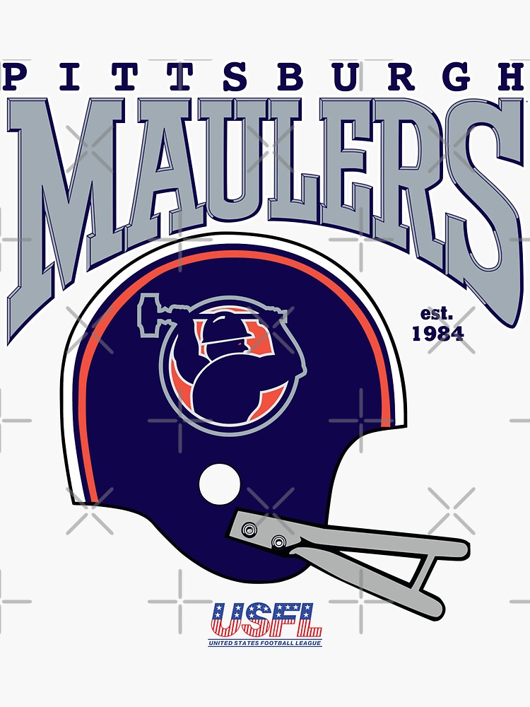 "Pittsburgh Maulers Helmet" Sticker by TeeArcade84 | Redbubble