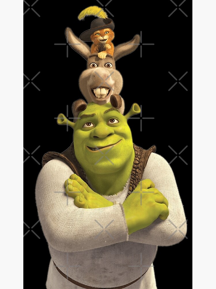 Lienzo «Shrek, caso de shrek caso de iphone de shrek ropa de shrek ...