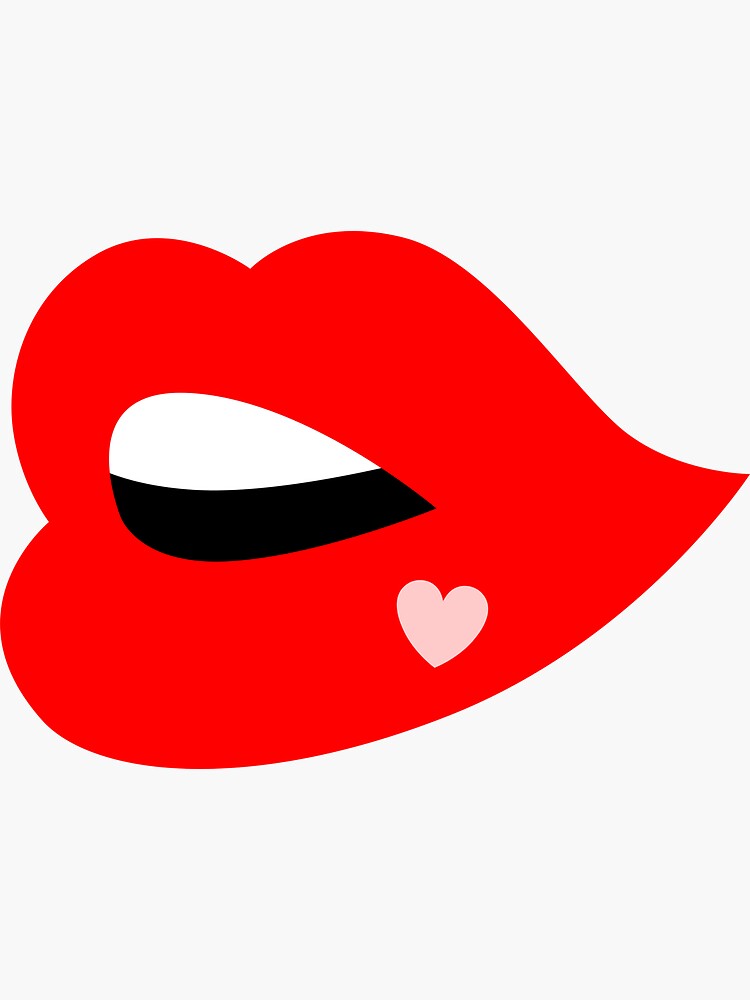 "Sweet Lip" Sticker for Sale by kobaco | Redbubble
