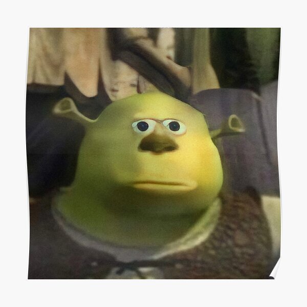 Poster « Wazowski Shrek, étui shrek étui iphone shrek vêtements shrek ...