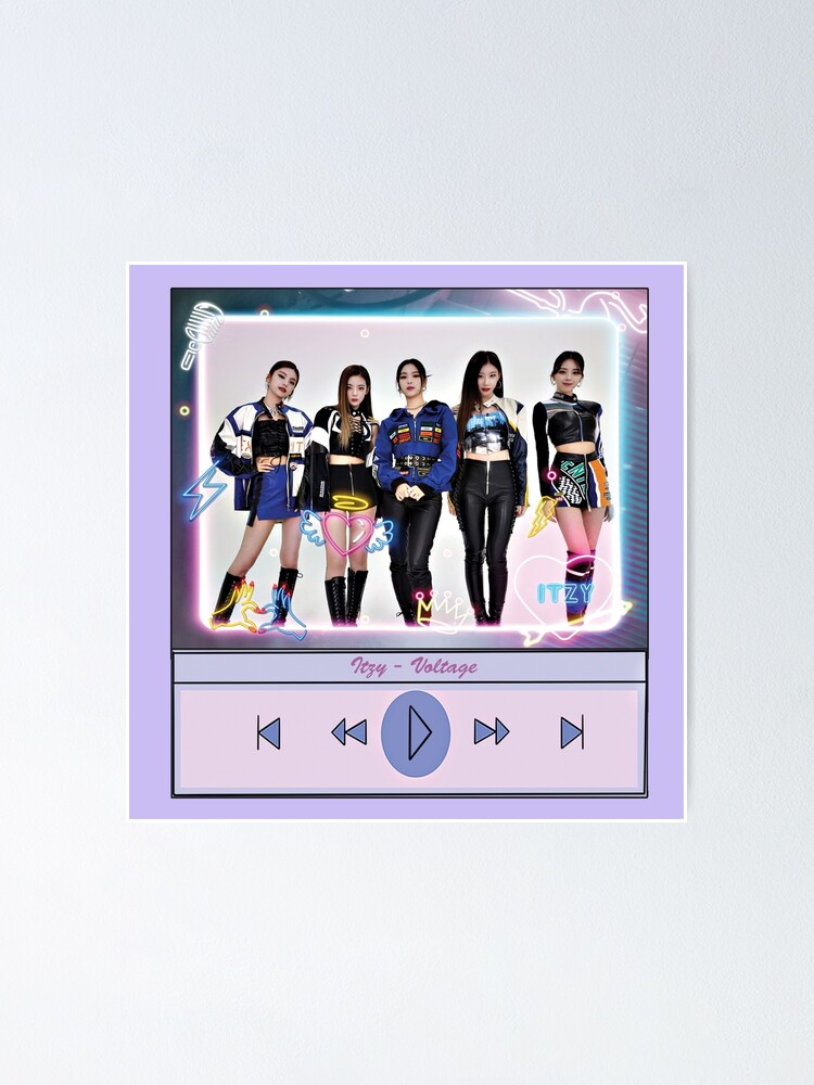 "Itzy Voltage" Poster for Sale by Marijeta16 | Redbubble