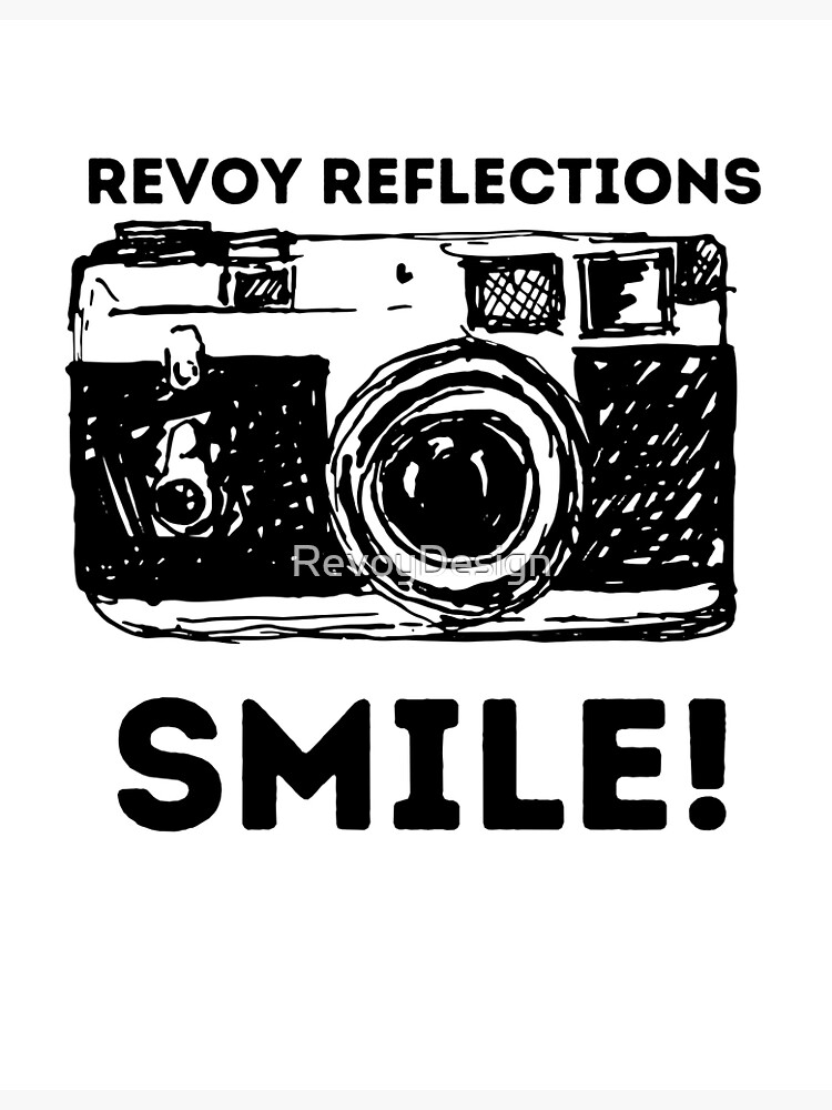 "Revoy Reflections Logo-Black SMILE!" Poster for Sale by RevoyDesign ...