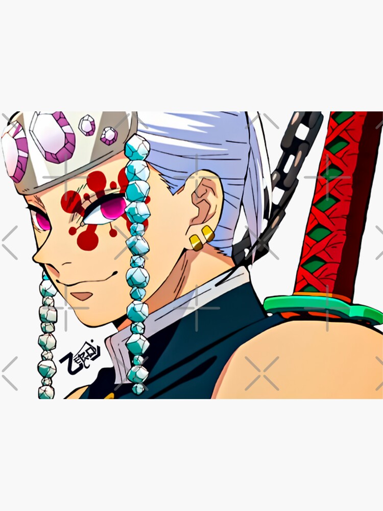 "Kimetsu no Yaiba Tengen anime " Sticker by Emilyshop9 | Redbubble