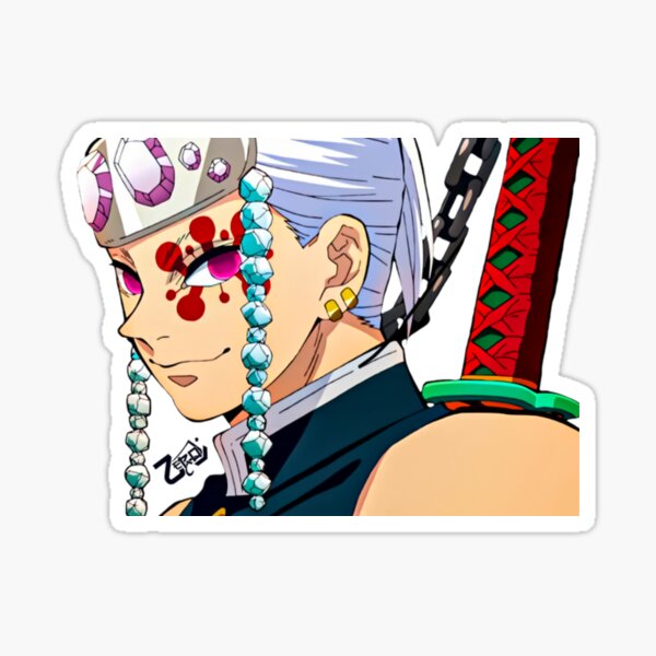 "Kimetsu no Yaiba Tengen anime " Sticker by Emilyshop9 | Redbubble