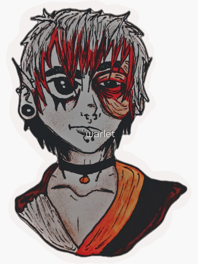 "Emo Zuko" Sticker by warlet | Redbubble