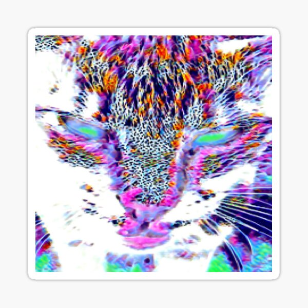 " Beautiful unique extra ordinary colorful high resolution" Sticker for ...