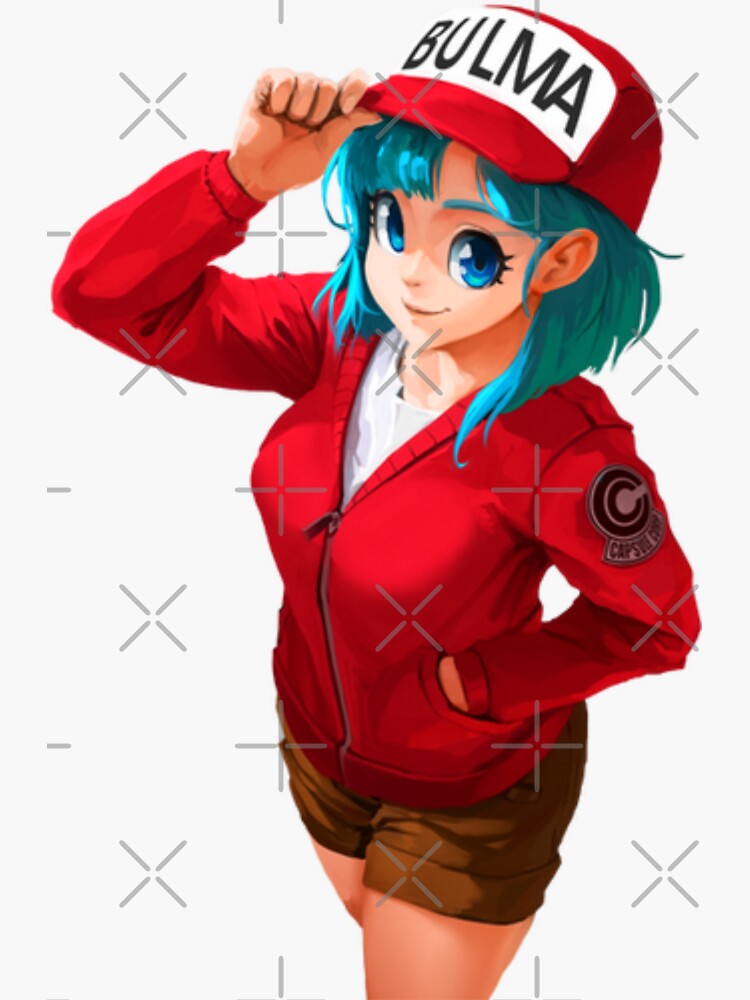"Bulma anime girl " Sticker by Emilyshop9 | Redbubble